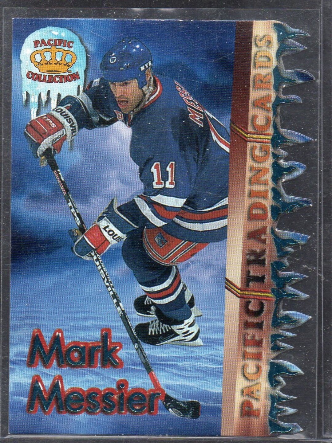 MARK MESSIER 1997 Pacific Slap Shots #58 Hockey Card - New York Rangers ...
