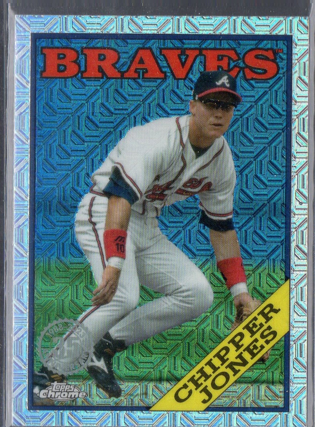 CHIPPER JONES 2023 Topps 88T Anniversary Chrome #53 Baseball Card ...