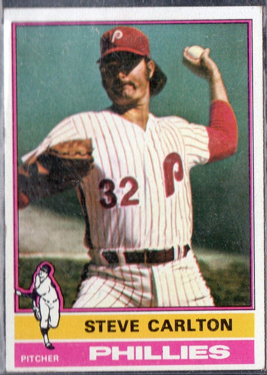 STEVE CARLTON 1976 Topps 355 Baseball Card Philadelphia - Etsy