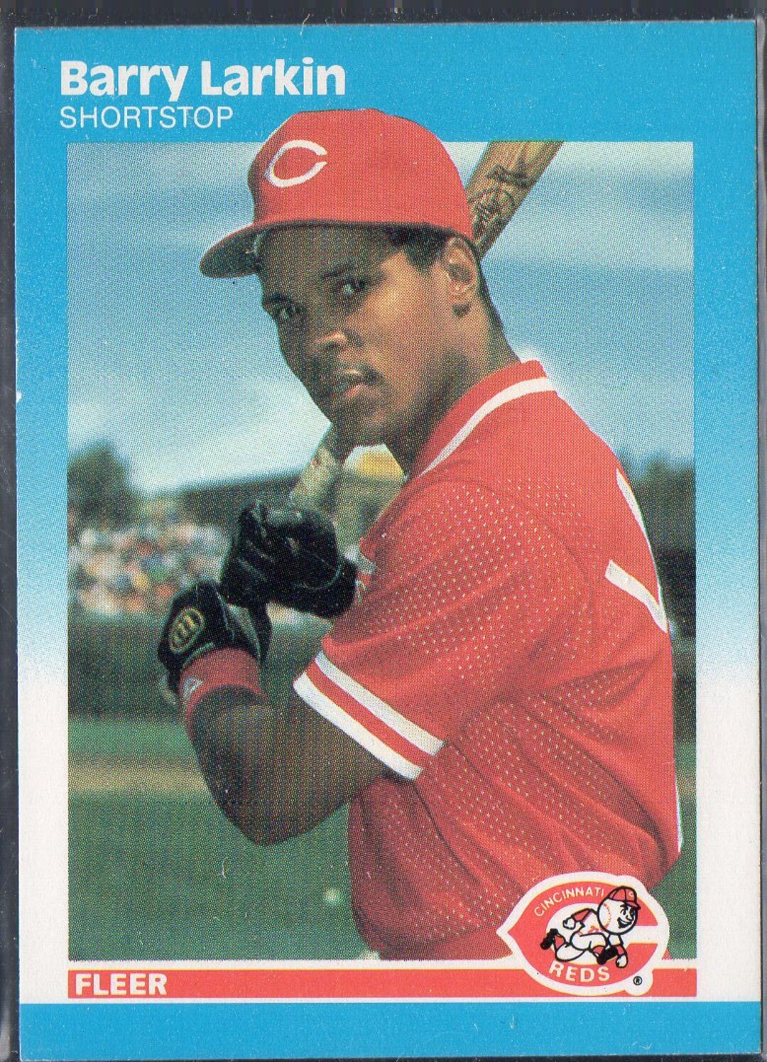 BARRY LARKIN RC 1987 Fleer #204 Baseball Card - Cincinnati Reds - Etsy