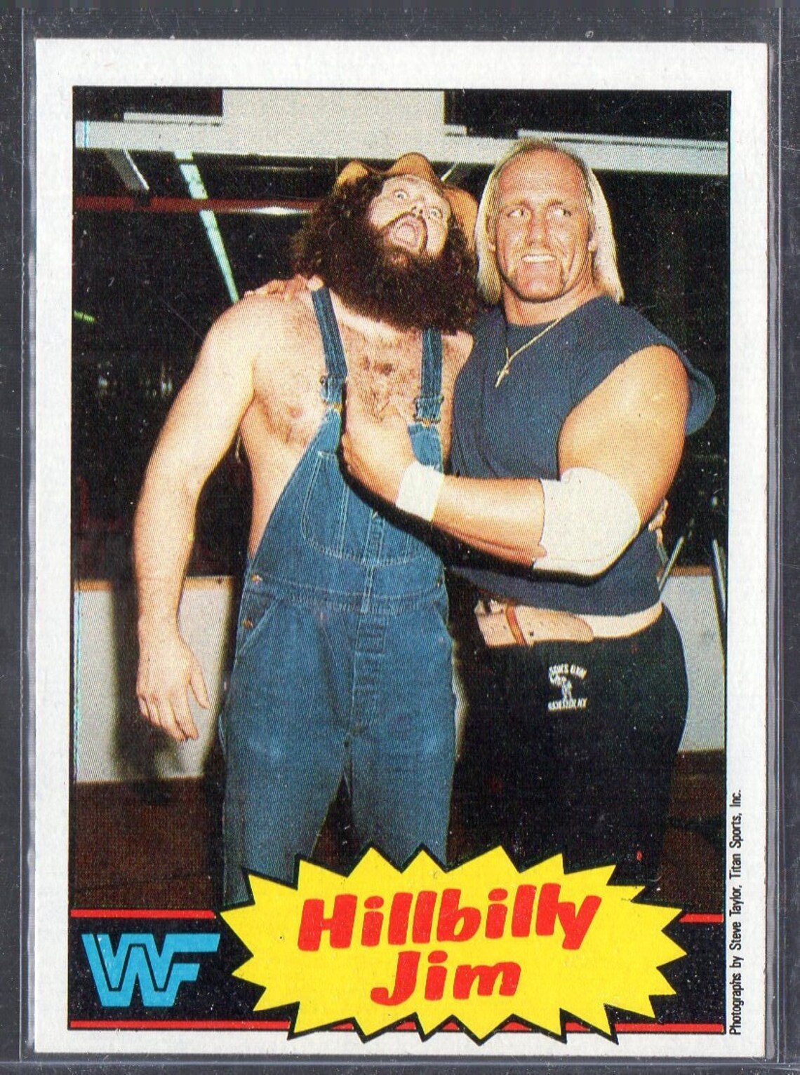 Hillbilly Jim/hulk HOGAN 1985 Topps WWF Wrestling Card #15 - Etsy