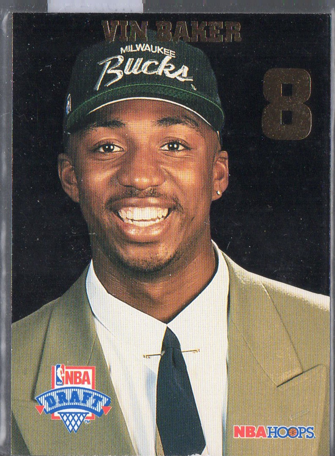 VIN BAKER 1993 Hoops Draft Picks #LP8 Basketball Card - Milwaukee Bucks ...