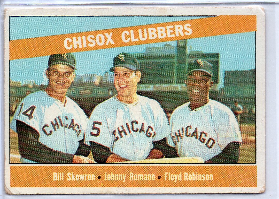 Bill Skowron/johnny Romano/floyd Robinson 1966 Topps 199 - Etsy