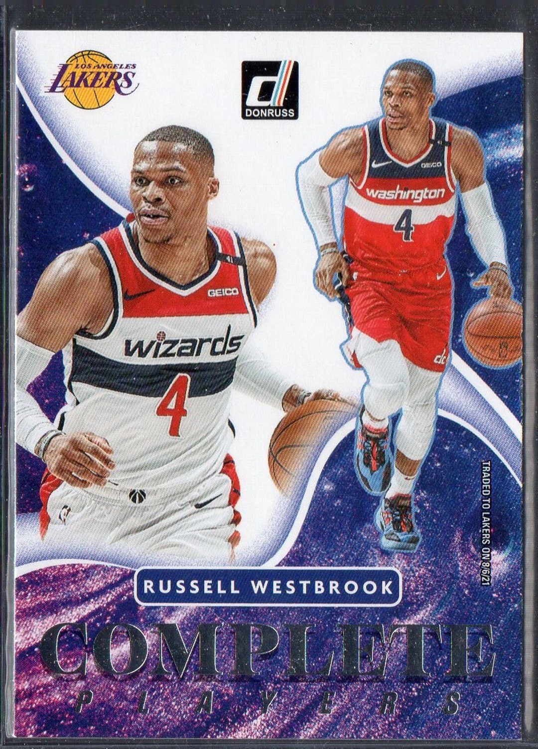 RUSSELL WESTBROOK 2021 Donruss Complete Players #4 Basketball Card ...