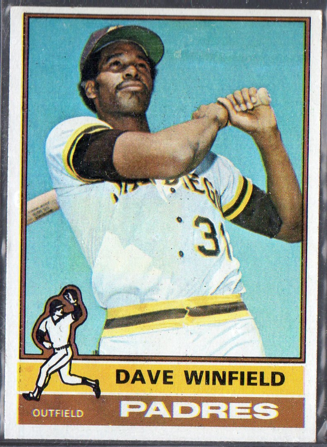 DAVE WINFIELD 1976 Topps 160 Baseball Card San Diego Padres - Etsy