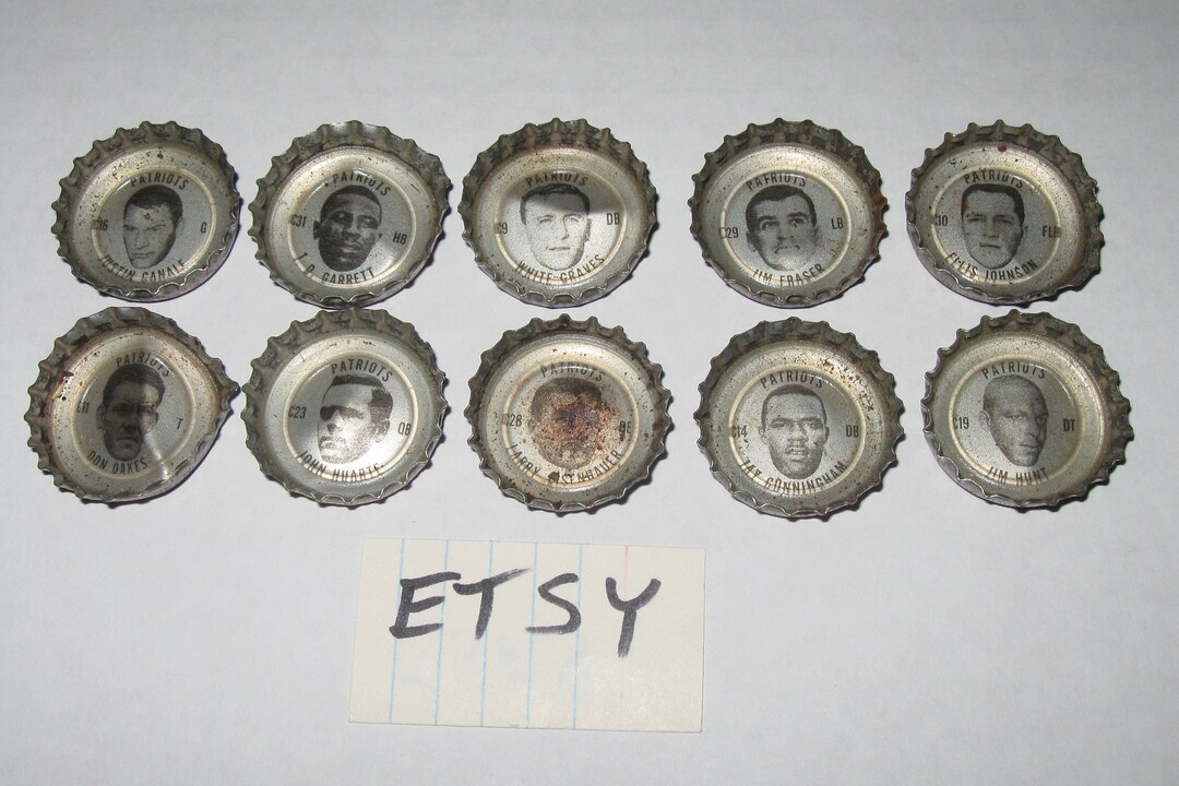 1966 Boston Patriots Coke Bottle Caps Lot (10) - Etsy