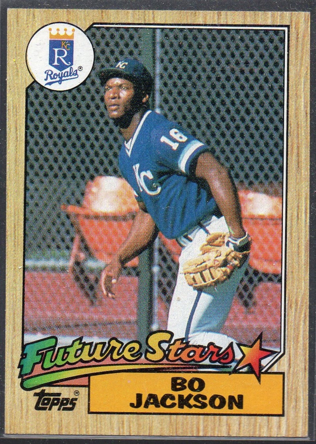 BO JACKSON RC 1987 Topps #170 Baseball Card - Kansas City Royals - Etsy