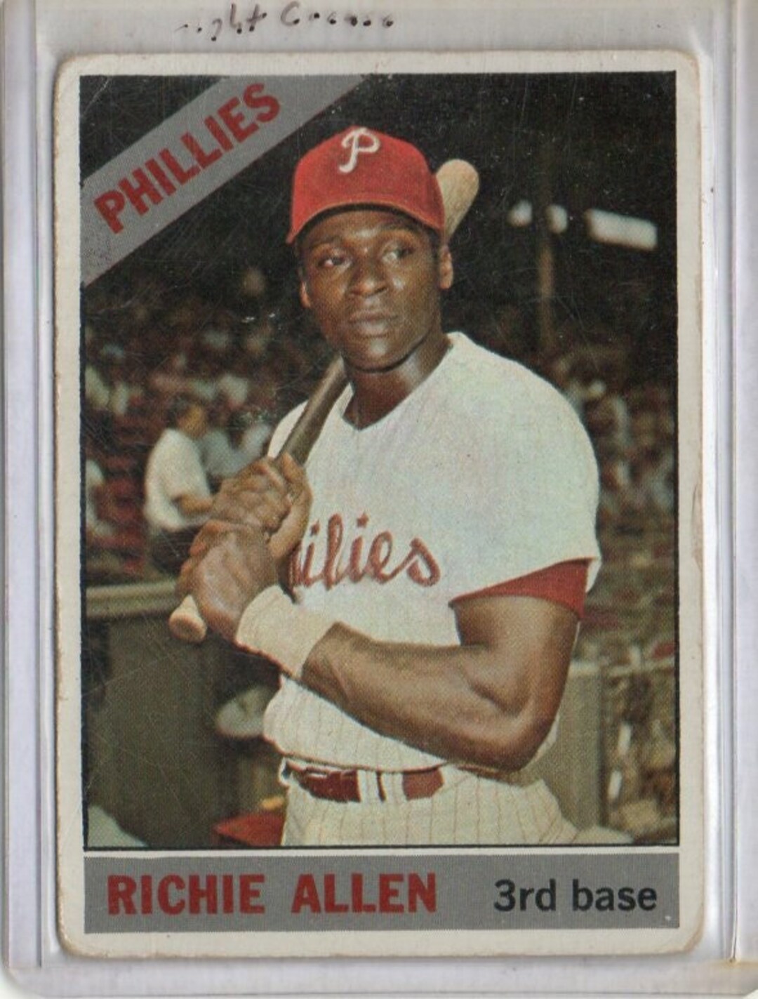 RICH ALLEN 1966 Topps #80 Baseball Card - Philadelphia Phillies - Etsy