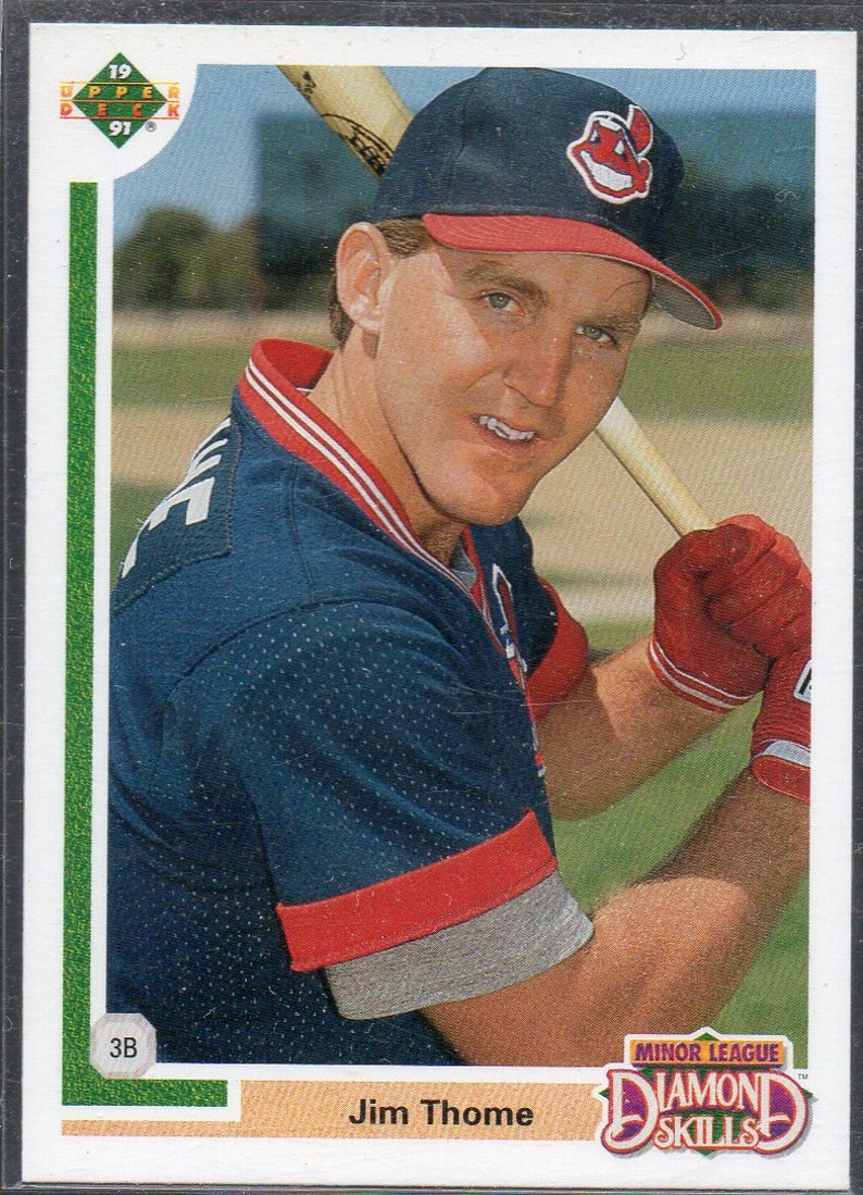 JIM THOME RC 1991 Upper Deck Final 17F Baseball Card | Etsy