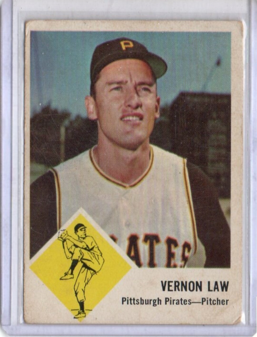 VERNON LAW 1963 Fleer #58 Baseball Card - Pittsburgh Pirates - Etsy