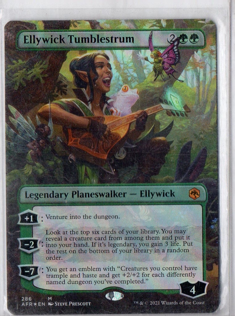 ELLYWICK TUMBLESTRUM 2021 MTG Adventures in the Forgotten Realms #286 ...