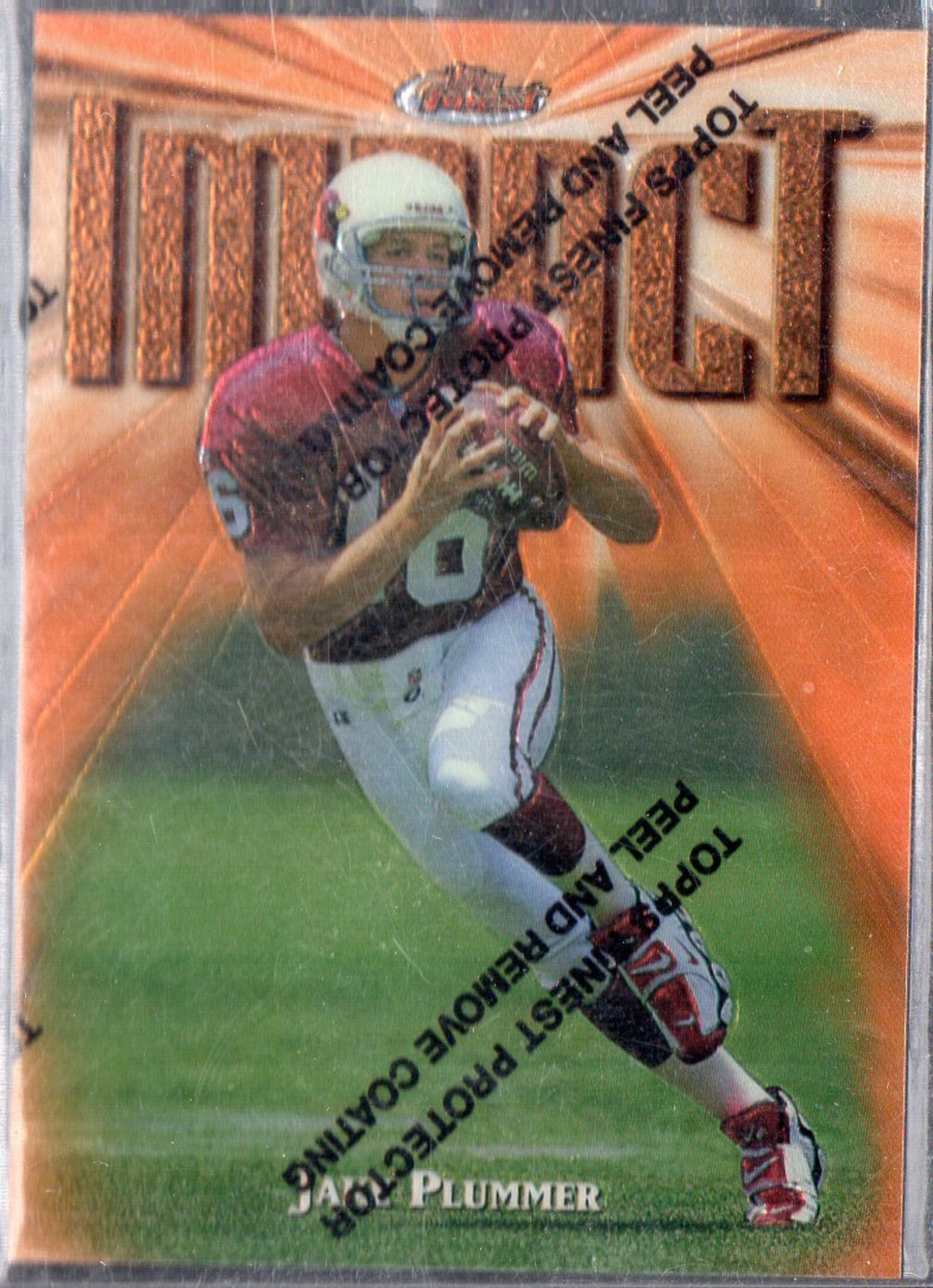 JAKE PLUMMER RC 1997 Topps Finest 234 Football Card Arizona - Etsy