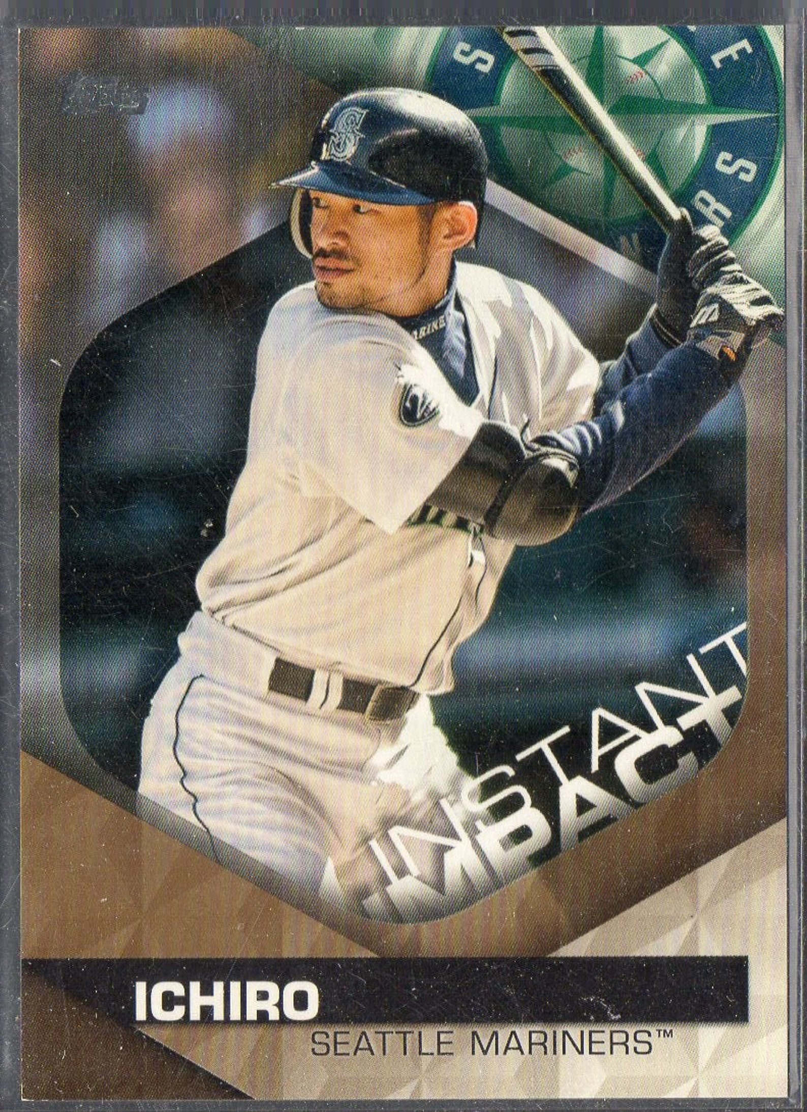 ICHIRO SUZUKI 2018 Topps Instant Impact 4 Gold Parallel Baseball Card ...