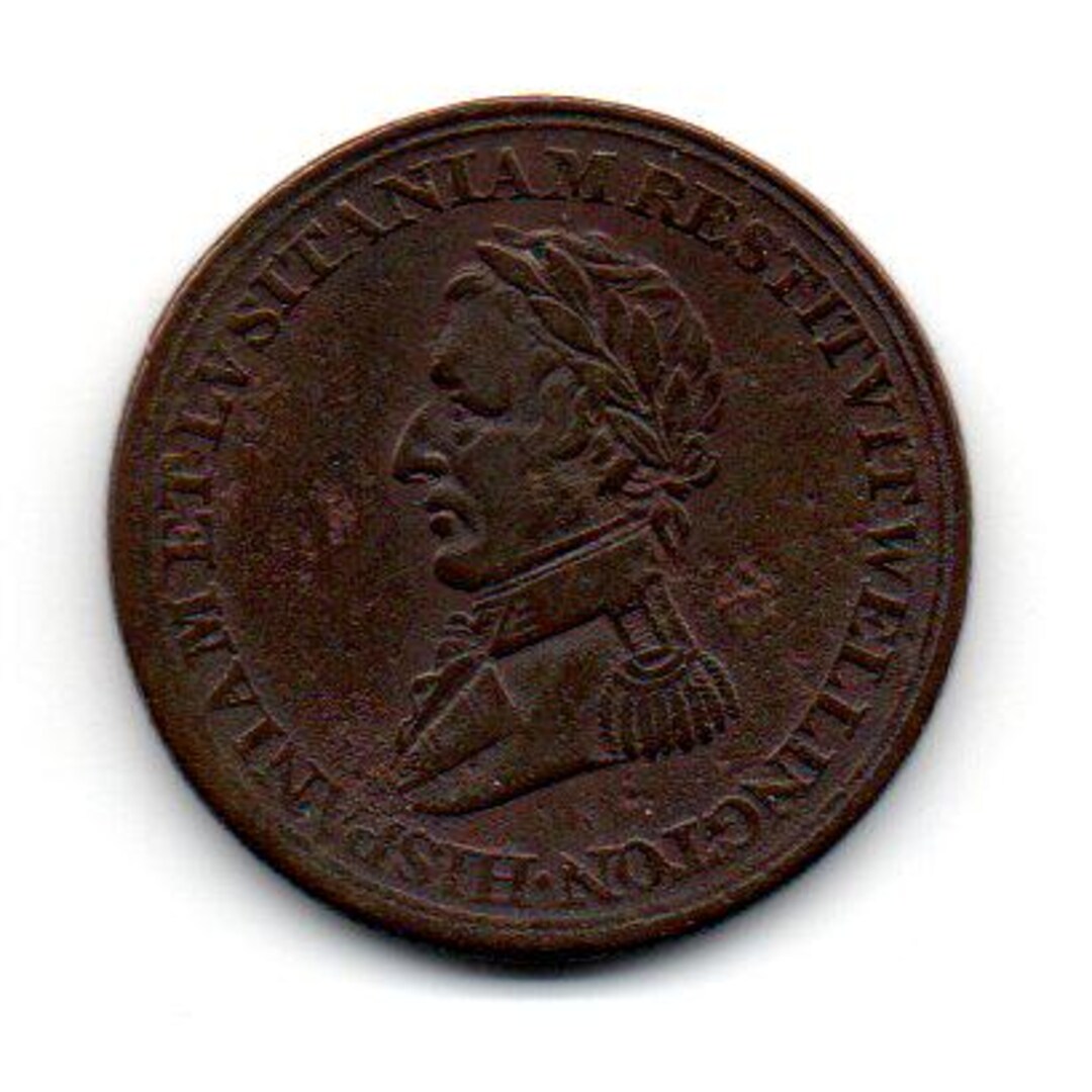 DUKE OF WELLINGTON 1812 Canada Half Penny Colonial Token Coin (A) - Etsy