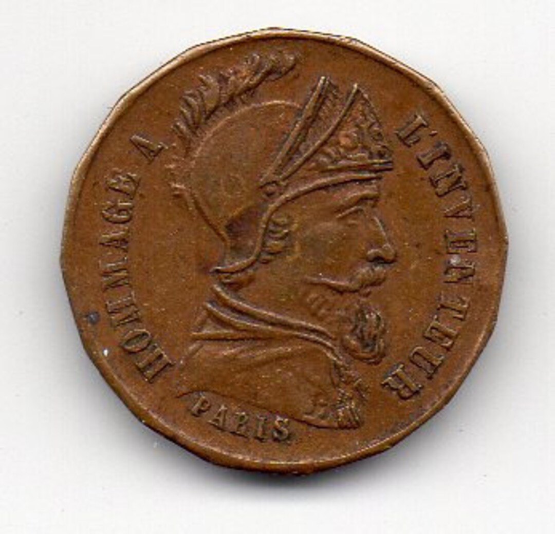 CRAYON MENGIN 1860's France Advertising Token/coin - Etsy