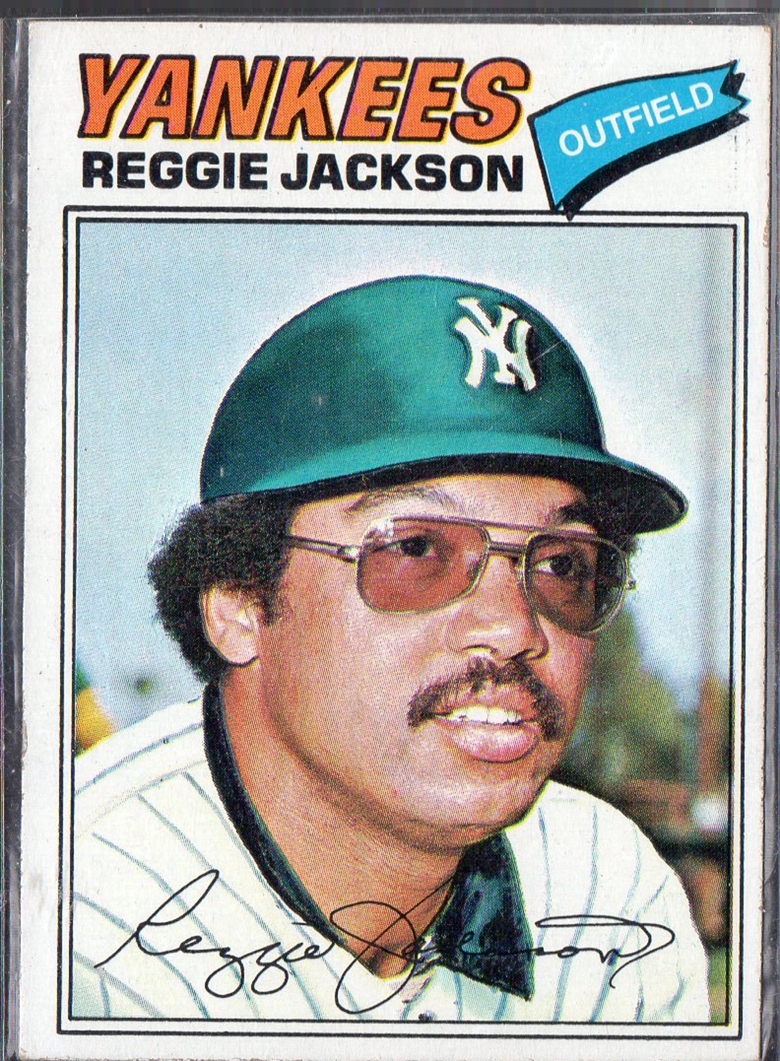 REGGIE JACKSON 1977 Topps #10 Baseball Card - New York Yankees - Etsy