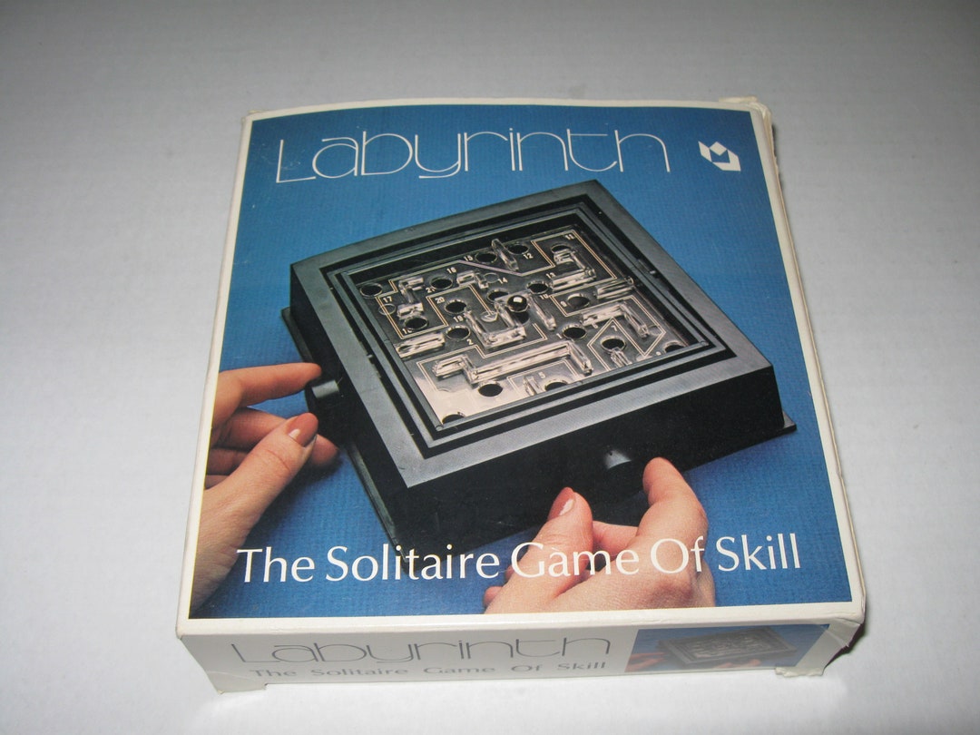 Labyrinth, the Solitaire Game of Skill - Vintage 1979 Marble Maze Game ...