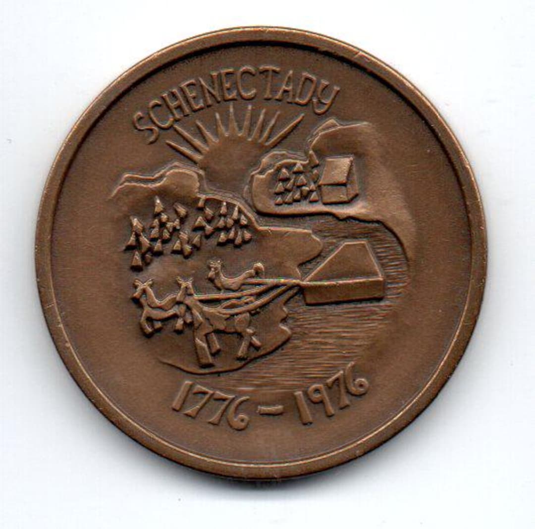 SCHENECTADY NY 1976 Bicentennial City Token Coin - Etsy