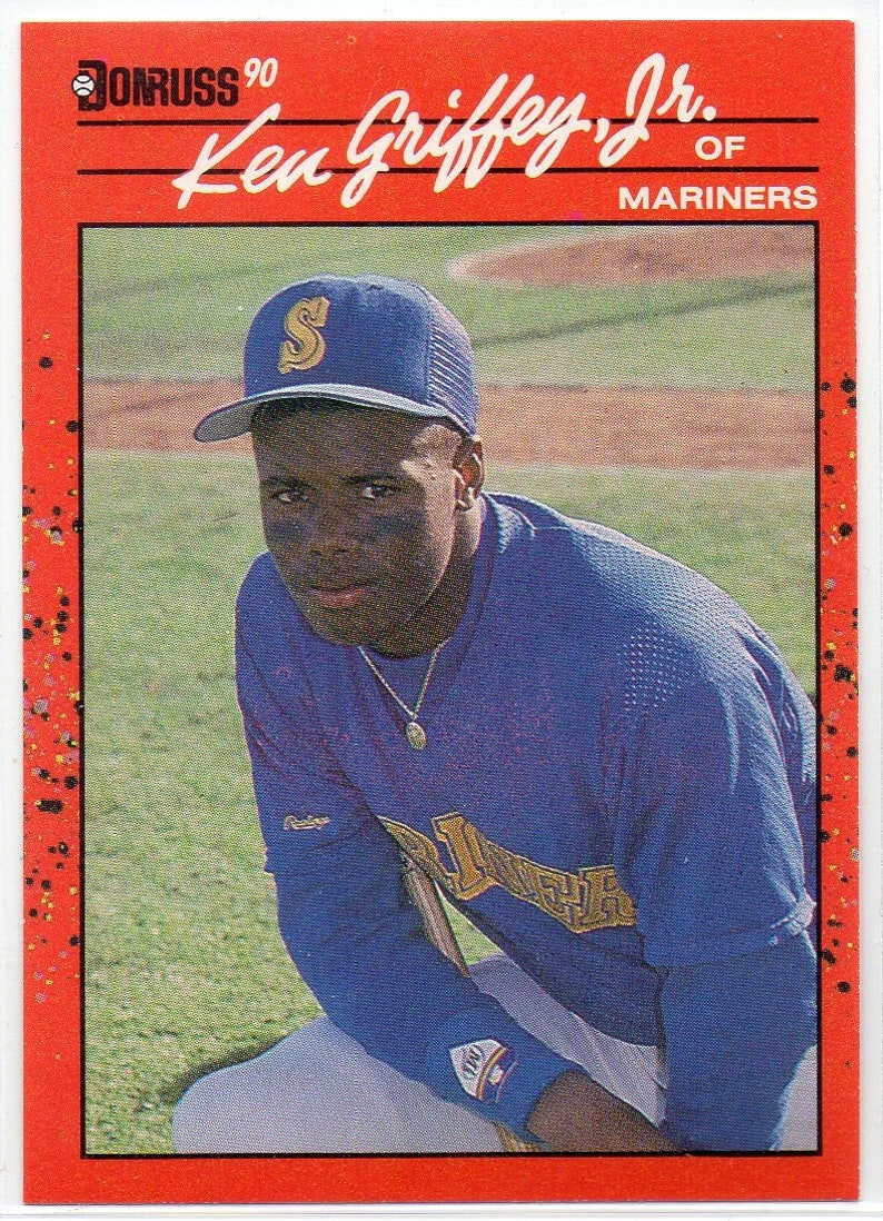 KEN GRIFFEY JR 1990 Donruss 365 Baseball Card Seattle - Etsy