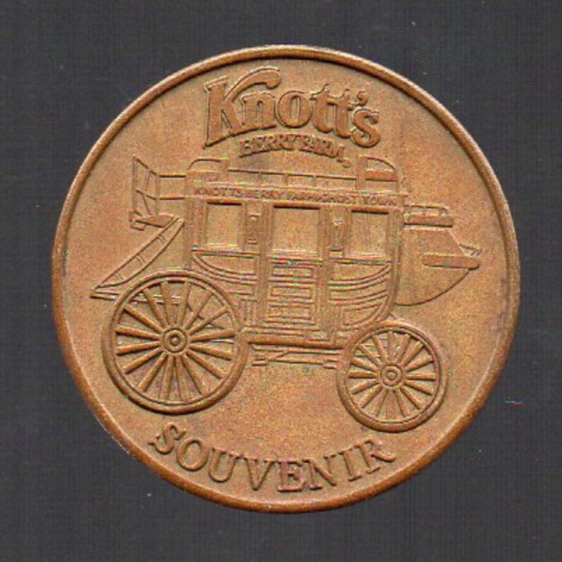KNOTT'S BERRY FARM C.1970's Souvenir Coin Token | Etsy