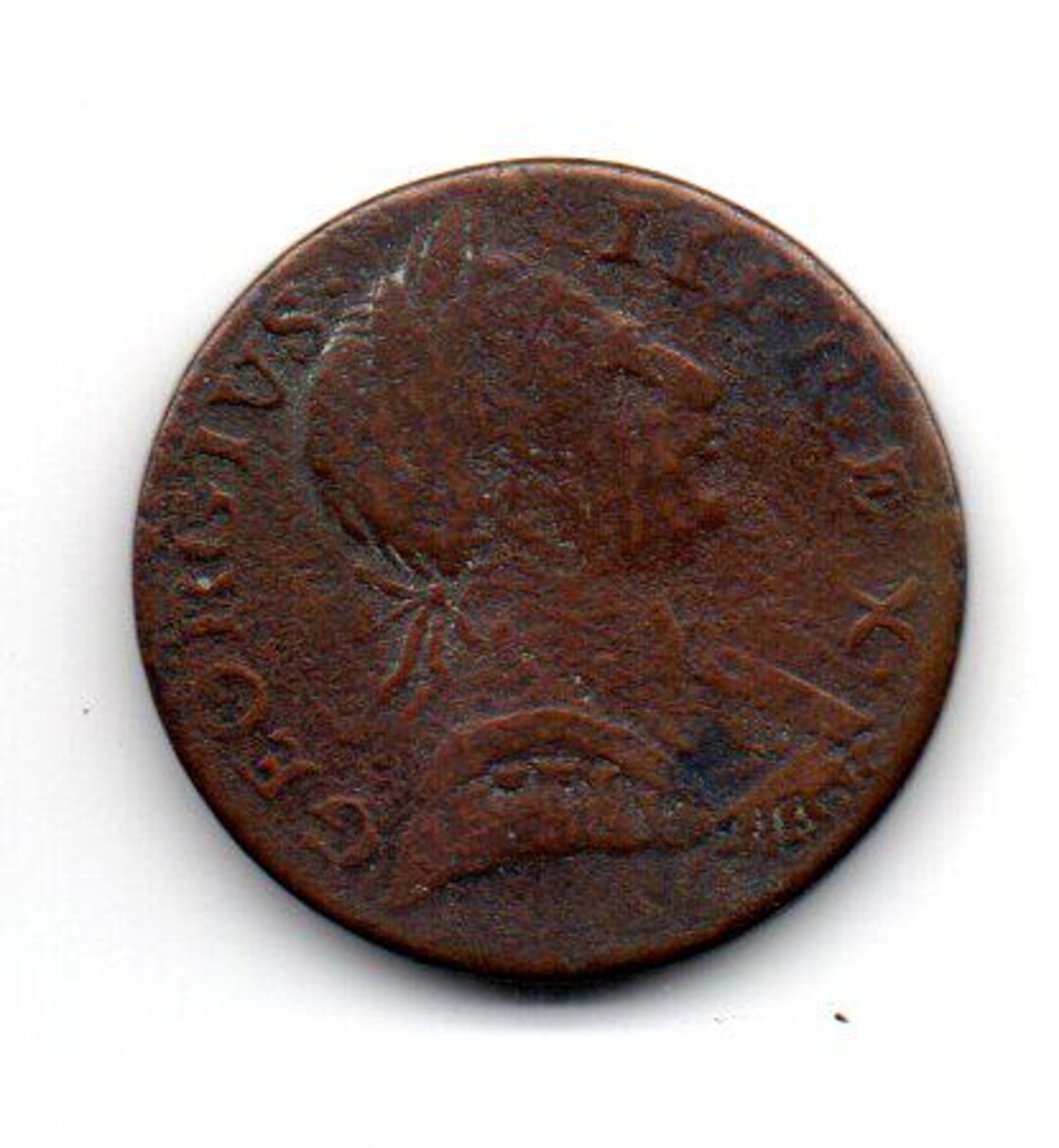 KING GEORGE III 1773 Great Britain Half Penny Coin - Etsy
