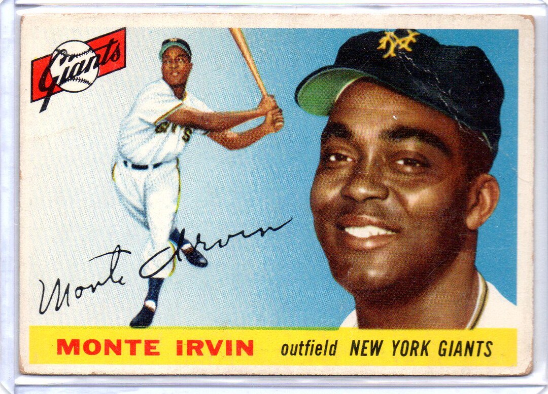 MONTE IRVIN 1955 Topps #100 Baseball Card - New York Giants - Etsy