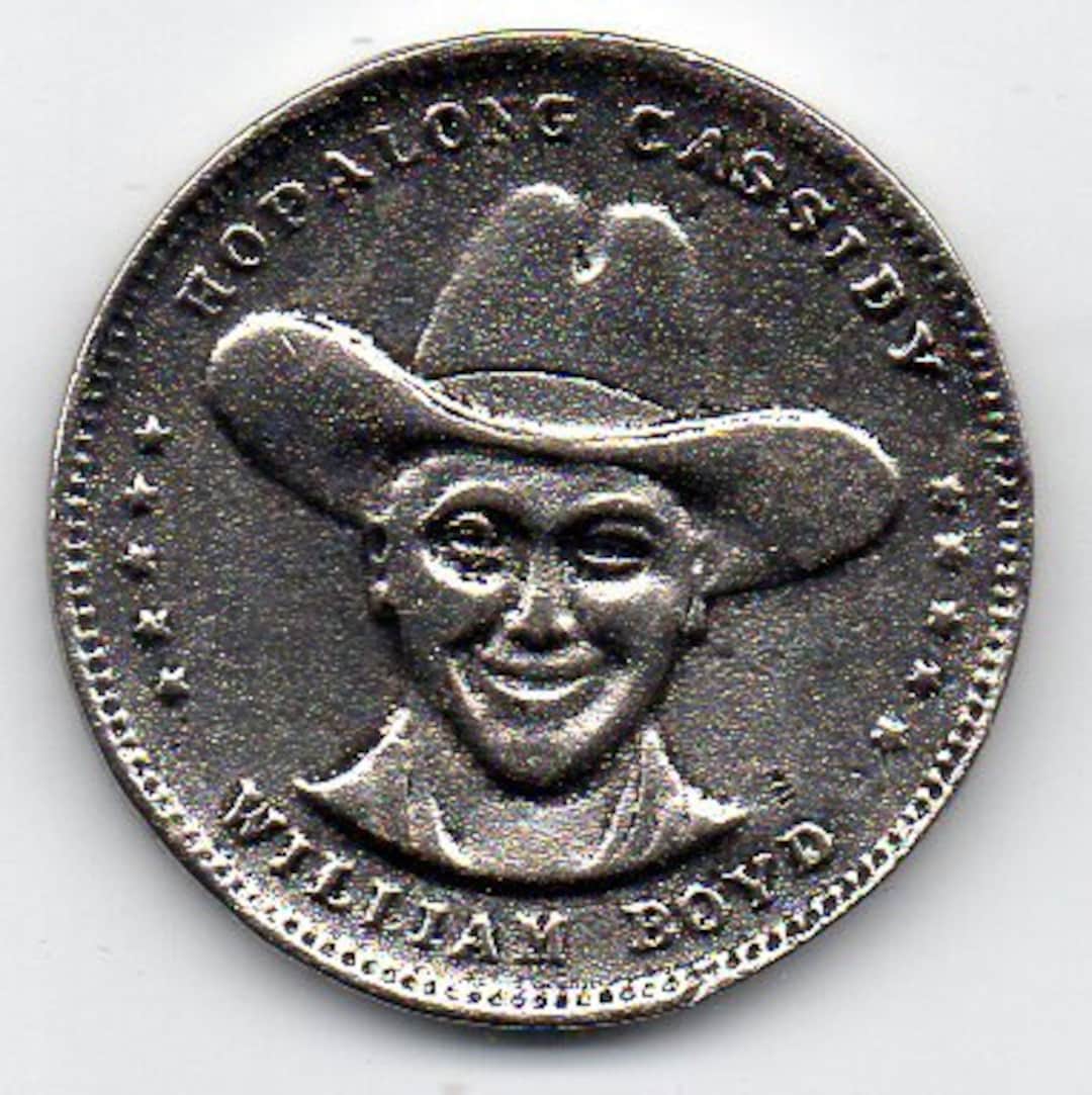 HOPALONG CASSIDY 1950's Good Luck Hoppy Token - Etsy