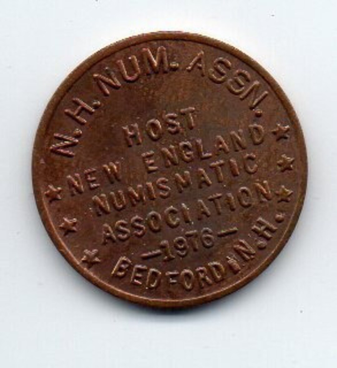 NH NUMISMATIC ASSOCIATION 1976 Bicentennial Coin Token - Bedford New ...