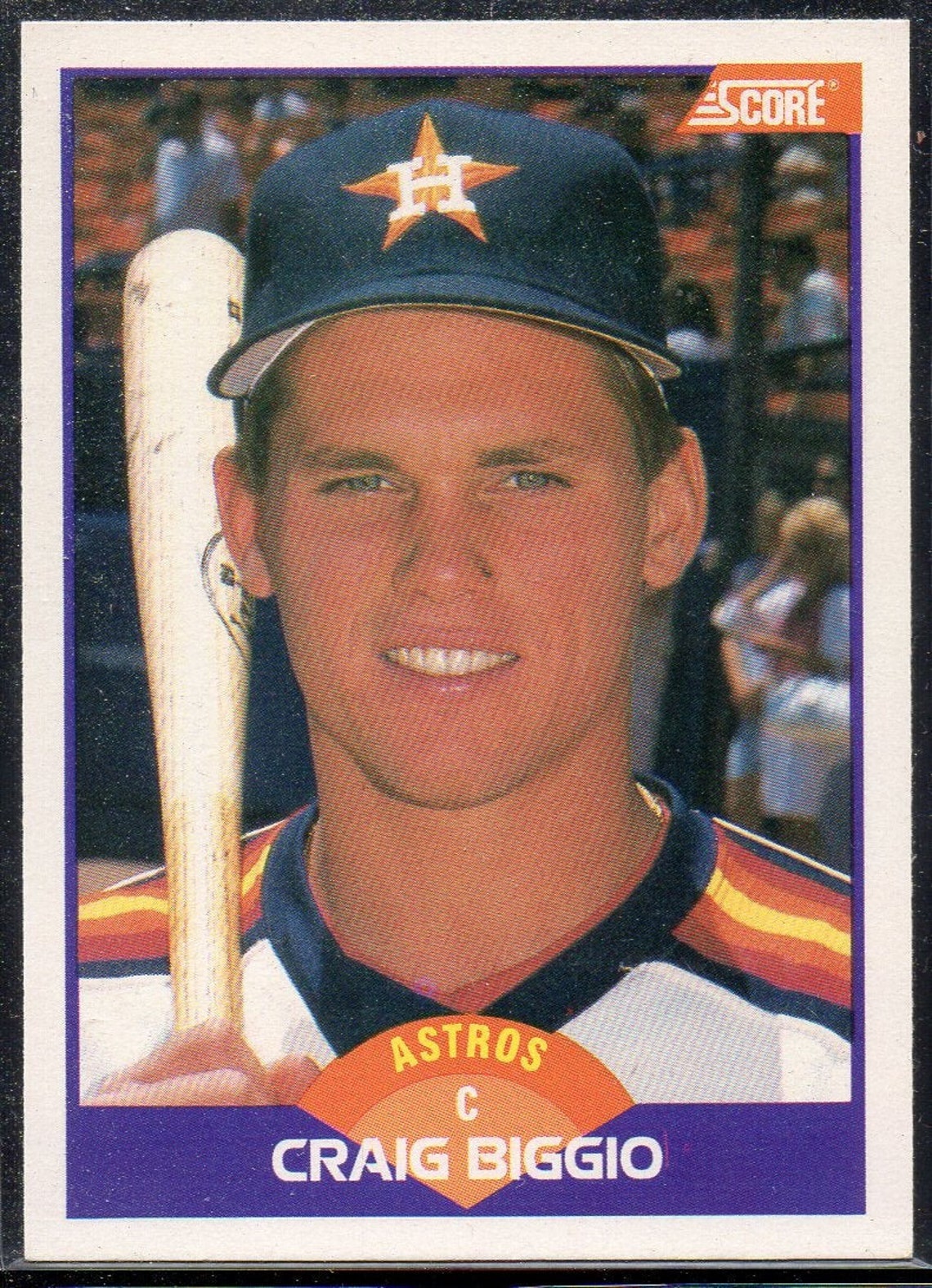 CRAIG BIGGIO RC 1989 Score 237 Baseball Card Houston Astros - Etsy