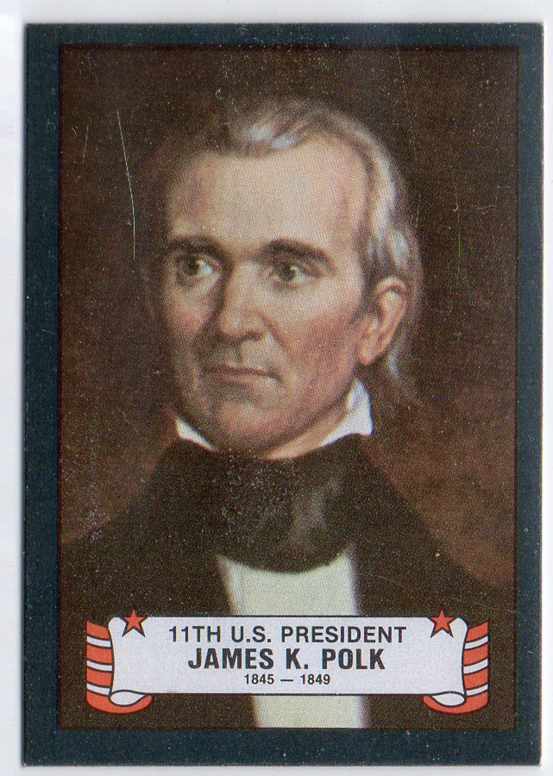JAMES K POLK 1980 Kellogg's Presidents #11 Collectible Card - Etsy