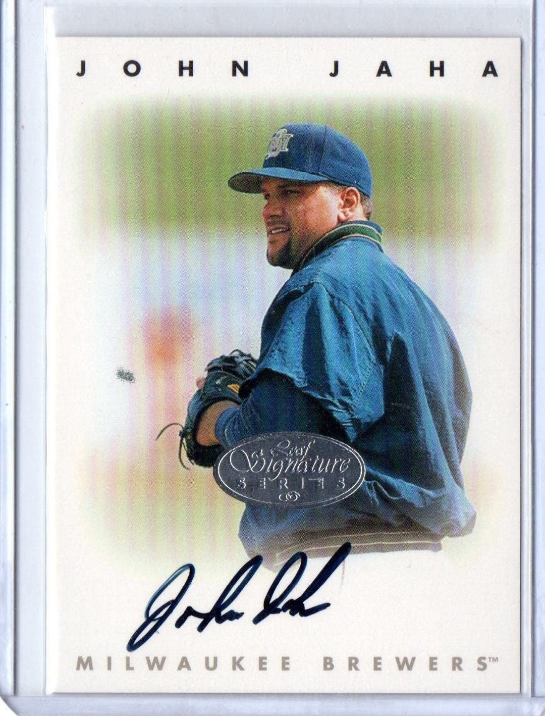 JOHN JAHA 1996 Leaf Signature Silver Autograph Baseball Card ...