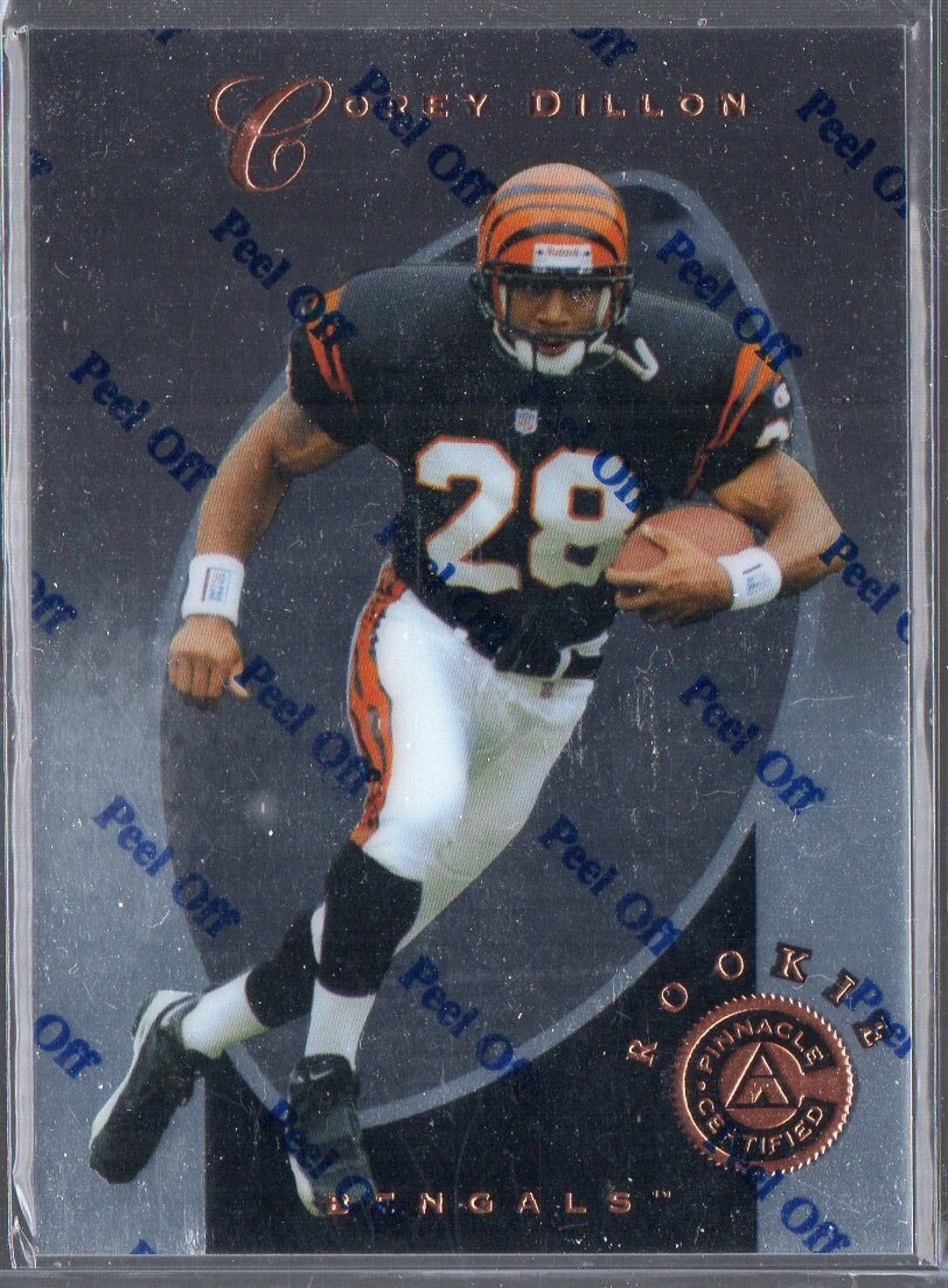 COREY DILLON RC 1997 Pinnacle Certified #145 Football Card - Cincinnati ...