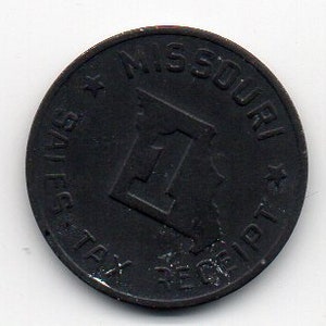 Vintage 1930's Missouri Sales Tax Token Coin - Etsy