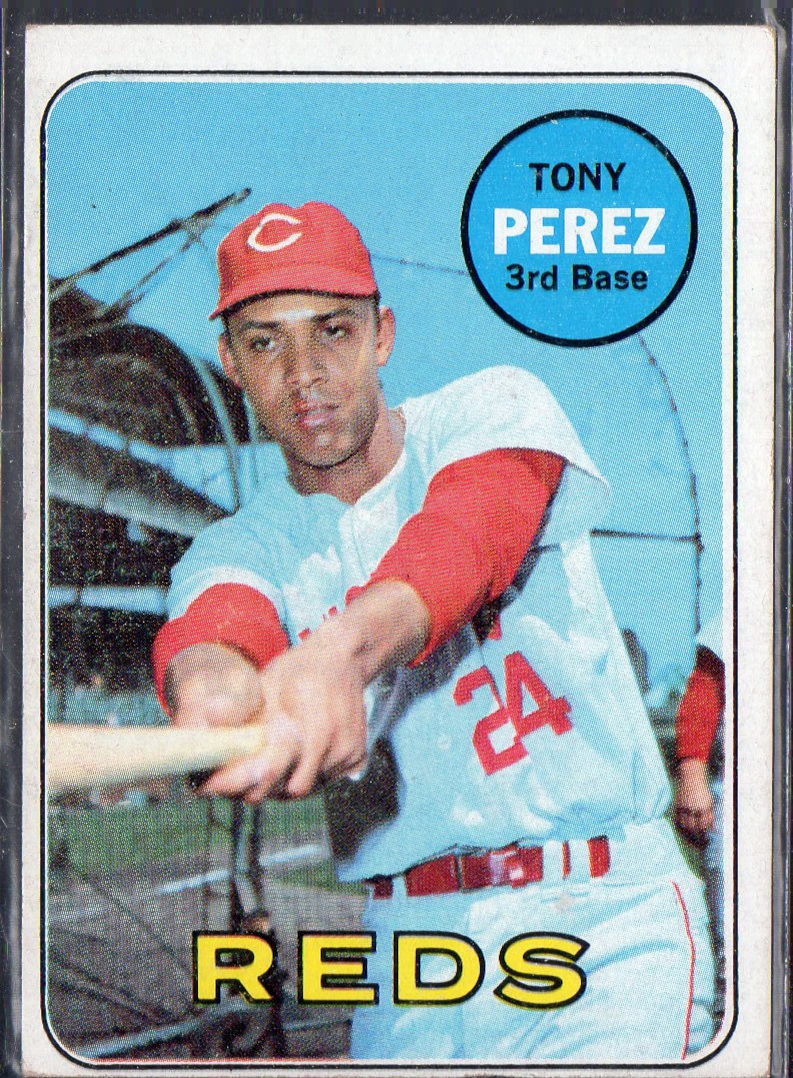 TONY PEREZ 1969 Topps 295 Baseball Card Cincinnati Reds - Etsy