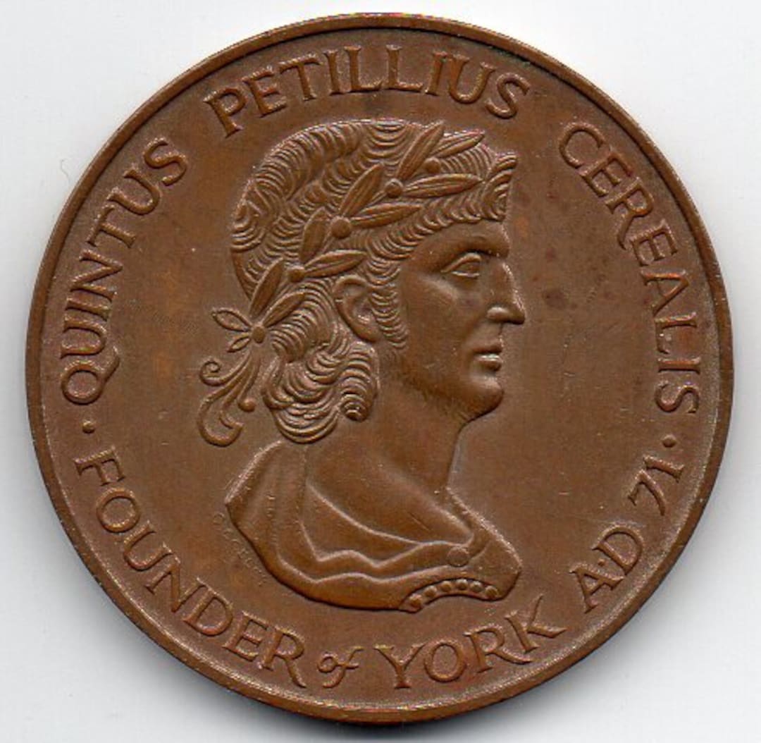 City of York (england) 1971 Anniversary Coin Token - Quintus Petillius ...