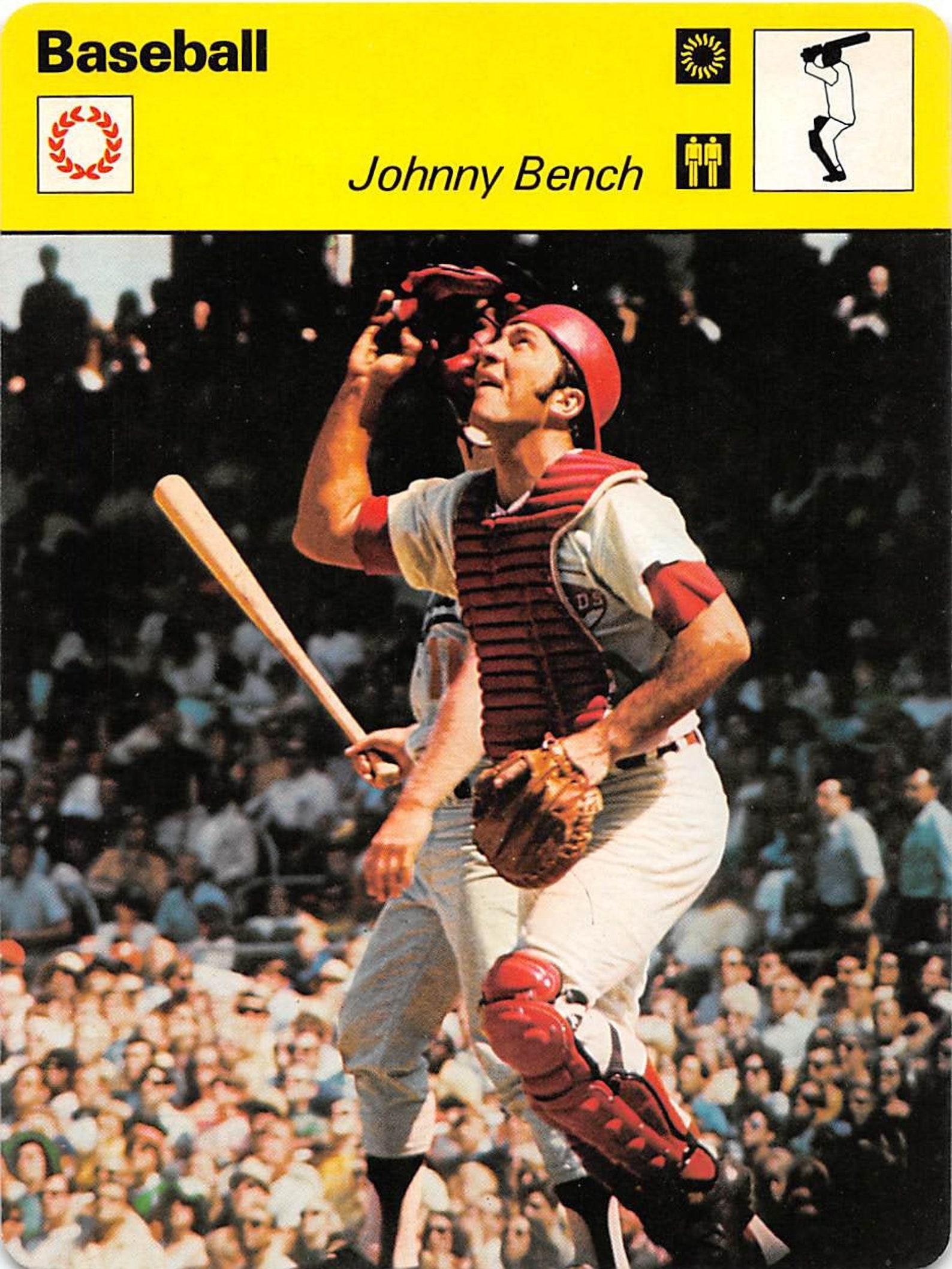 JOHNNY BENCH 1977 Editions Rencontre Sportscasters Card | Etsy