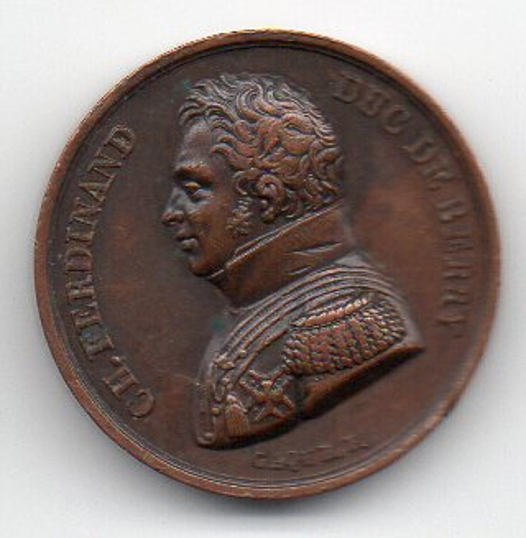 Charles Ferdinand, Duc De Berry 1800's France Token/coin - Etsy