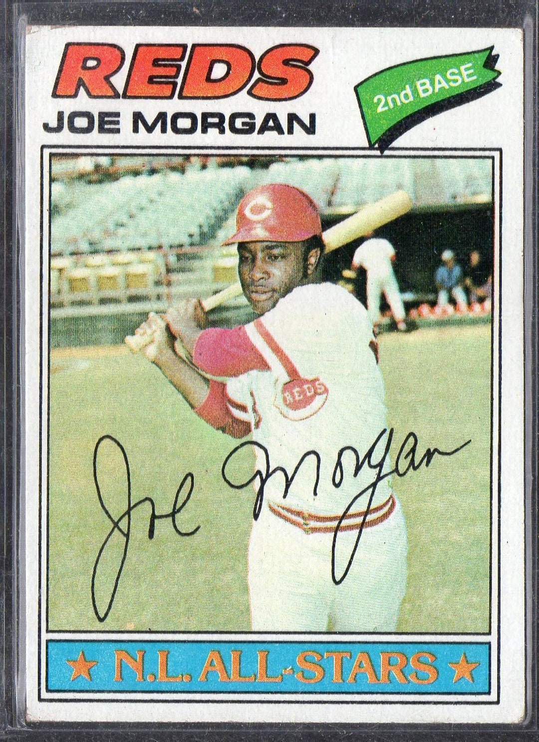 JOE MORGAN 1977 Topps #100 Baseball Card - Cincinnati Reds - Etsy