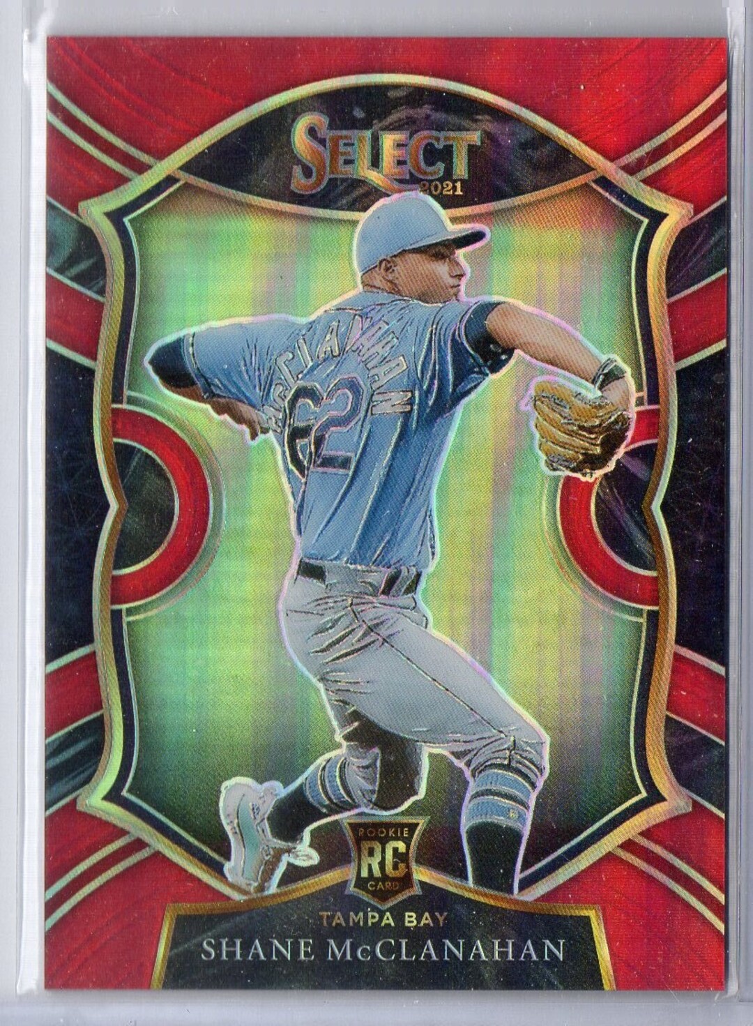 SHANE Mcclanahan RC 2021 Panini Select #73 Red Prizm Parallel Baseball ...