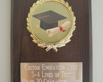 Custom Graduation Plaque - Etsy