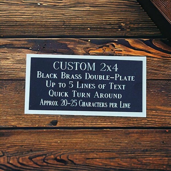 Engraved Name Plate - Etsy