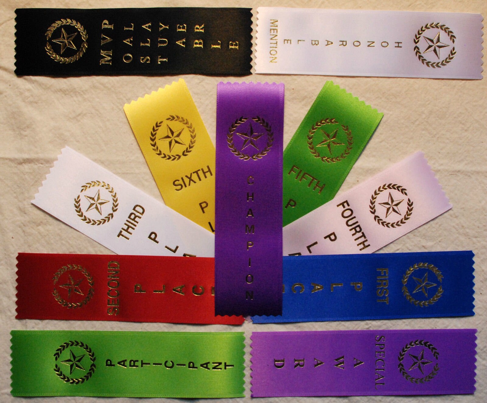 2nd Place Ribbon Color
