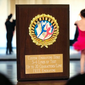 Music/band OR Dance Award Plaque 4x6 Trophy FREE Custom Engraving - Etsy