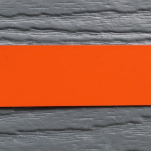 BLANK 1x3 Rectangle Orange Aluminum Metal Laser Blanks Engraving Plate ...