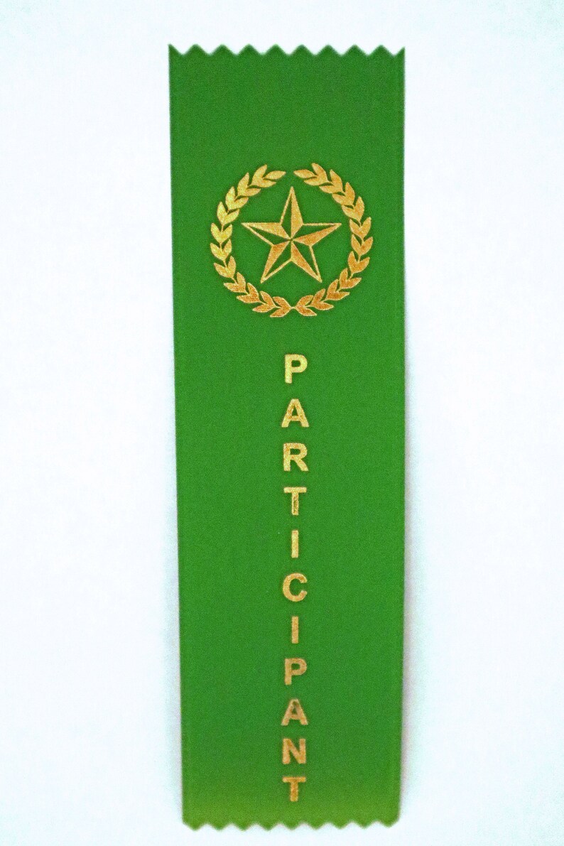 LOT OF 50 Participant Award Ribbons - Etsy UK