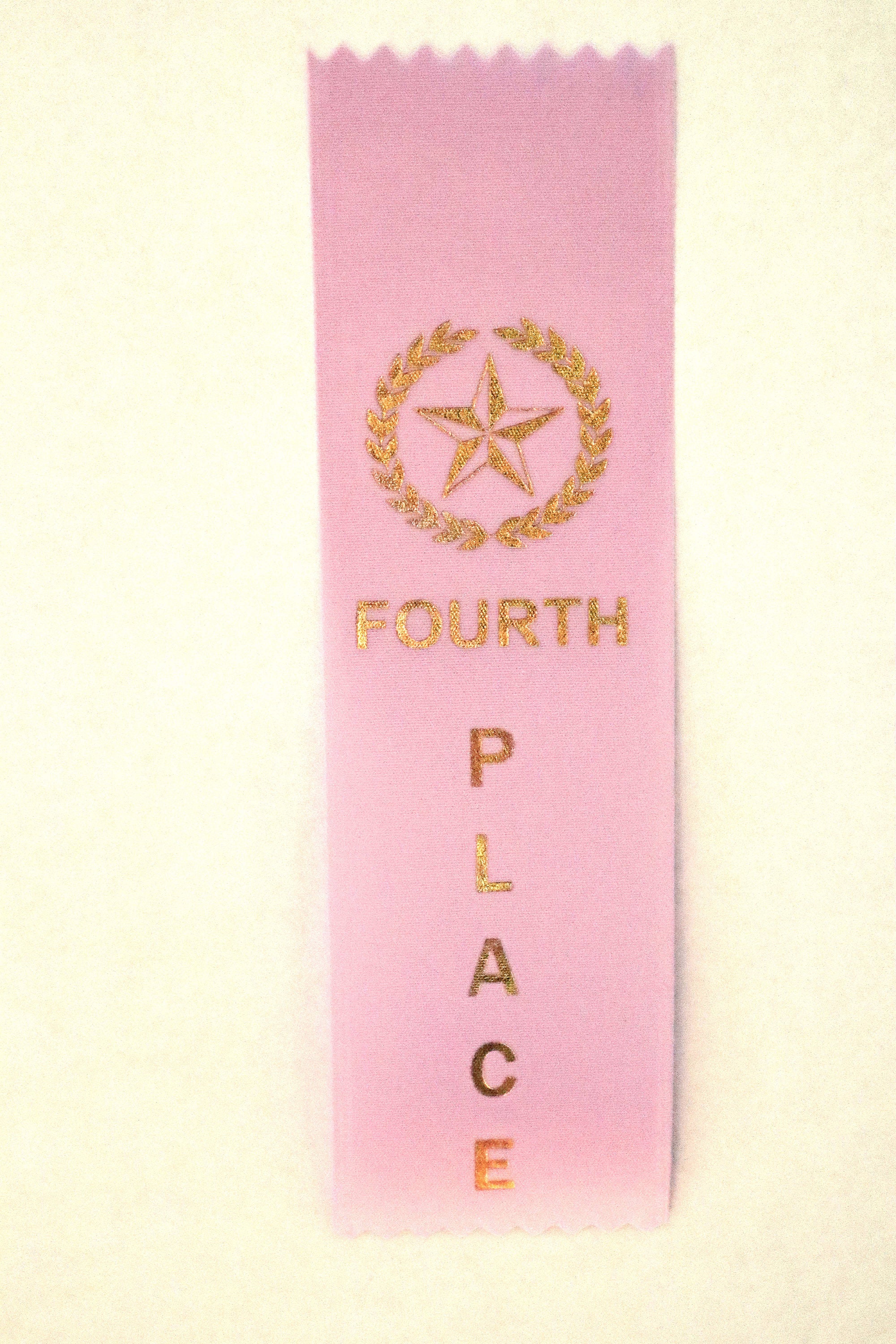 LOT OF 100, Fourth Place Award Ribbons - Etsy