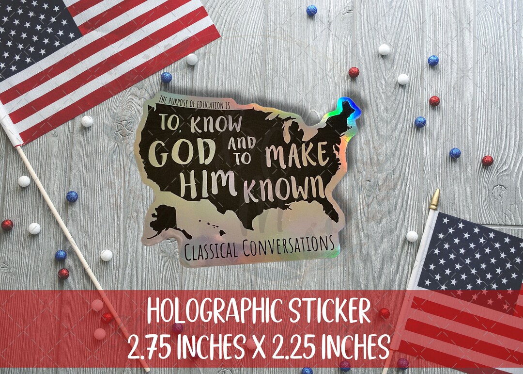 Cycle 3 Classical Conservation Holographic Sticker USA Sticker CC ...