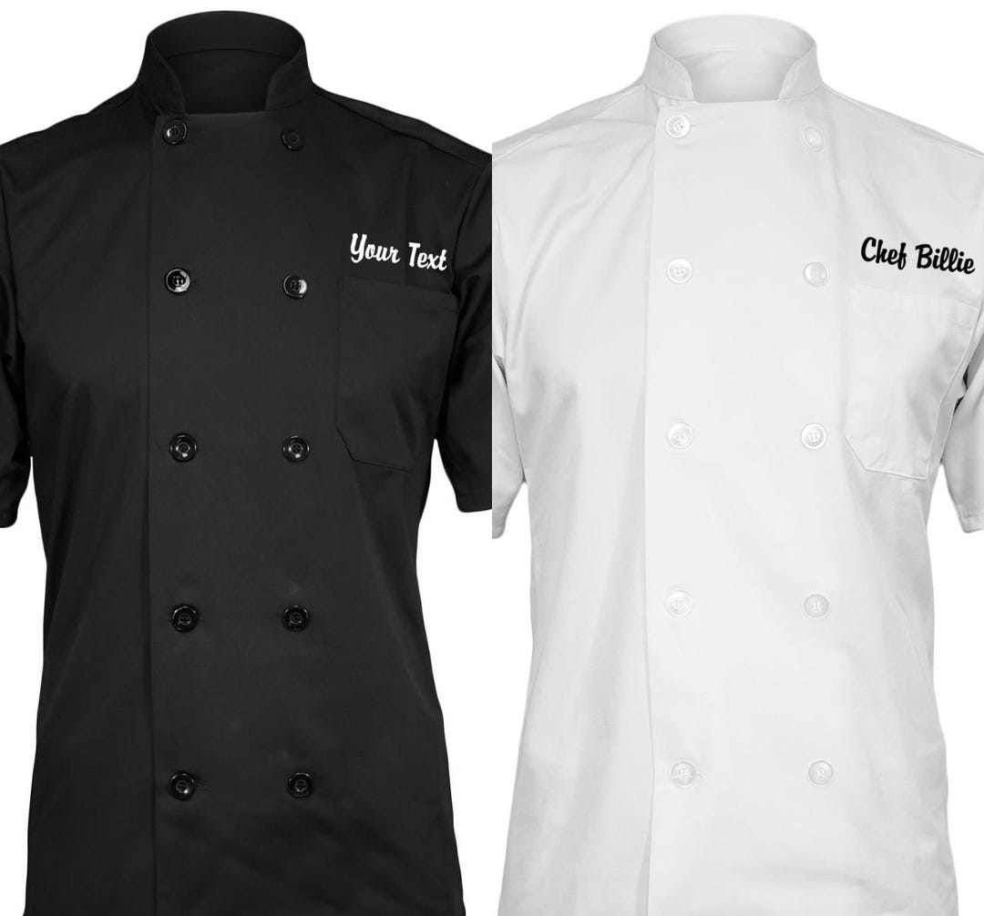 Custom Embroidered Chef Coat, Monogrammed Chef Coat, Custom Embroidery ...
