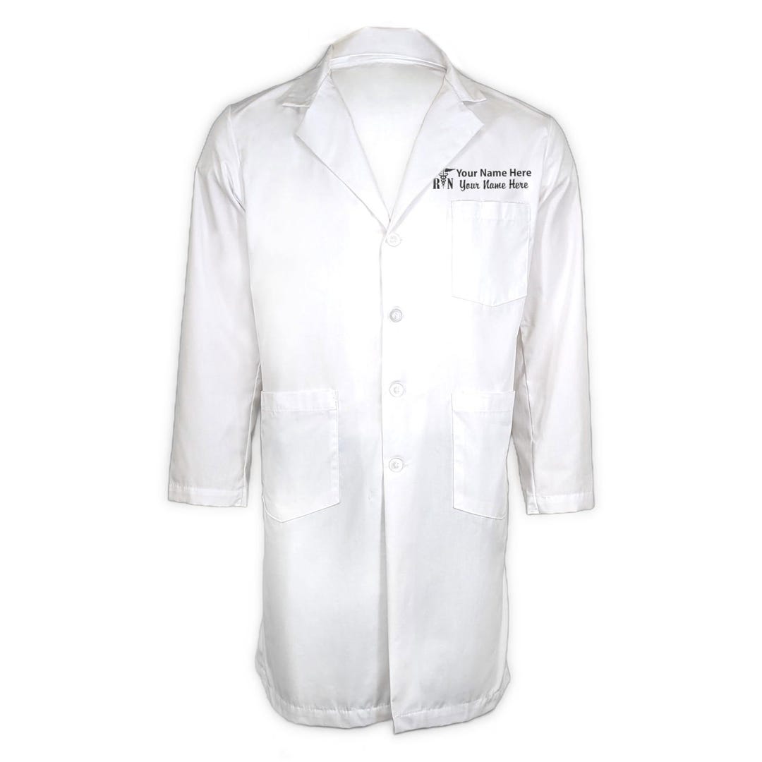Custom Lab Coat, Embroidered Medical Lab Coat, Personalized Lab Coat ...