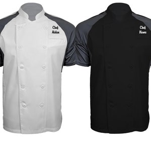 Chef Coat Custom Embroidered Chef Coat Monogrammed Chef Coat Custom ...